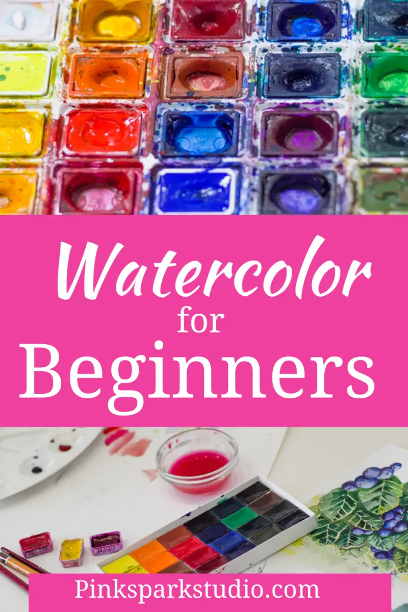 Watercolor for Beginners - Pink Spark Studio