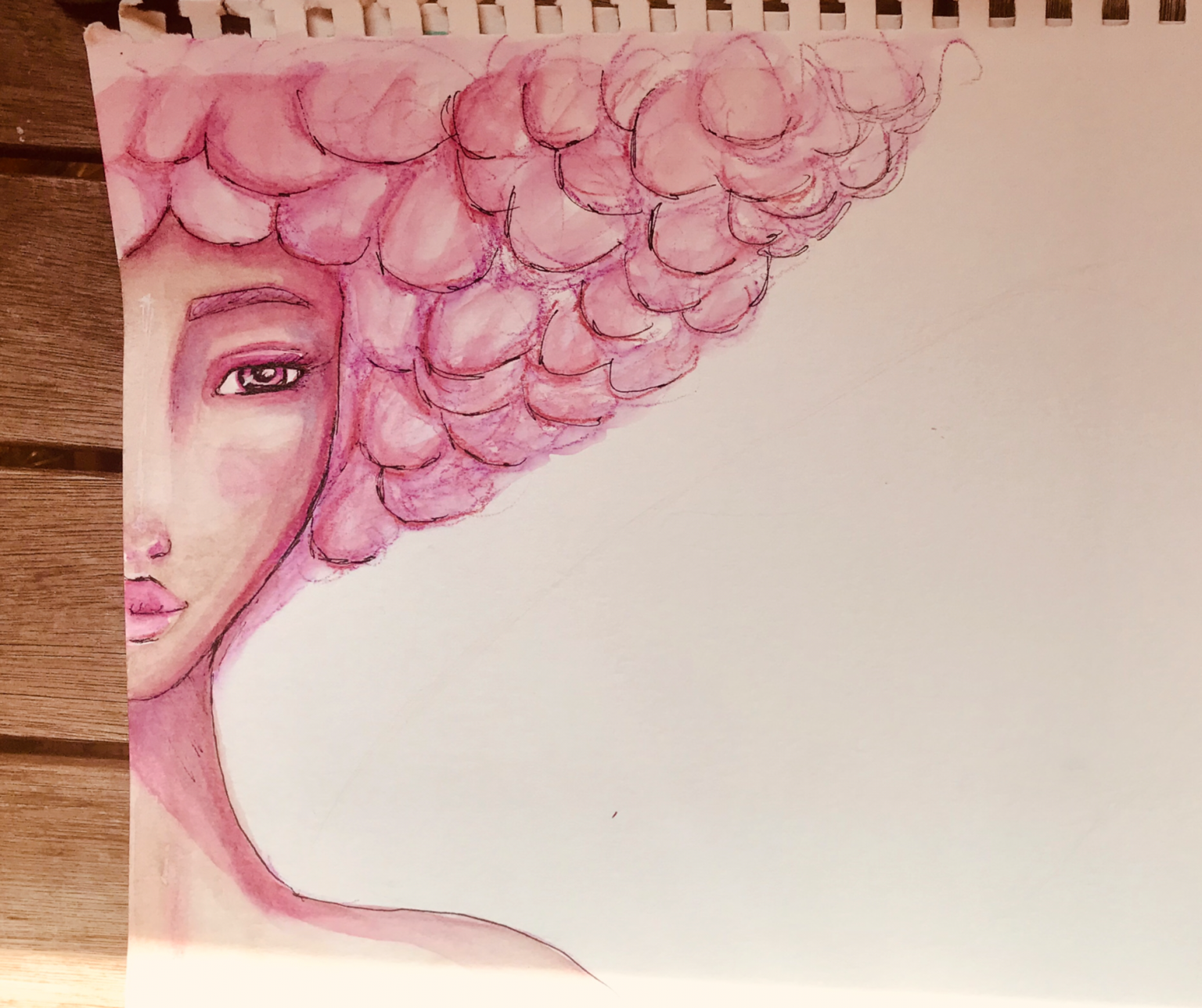 How to Paint Watercolor Skin Tones - Pink Spark Studio