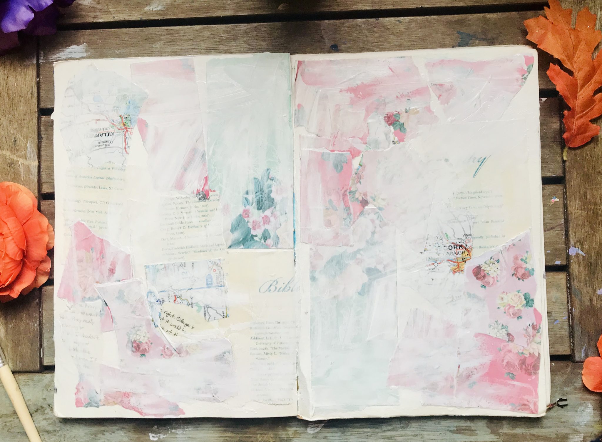 Intro to Mixed Media Collage - Pink Spark Studio