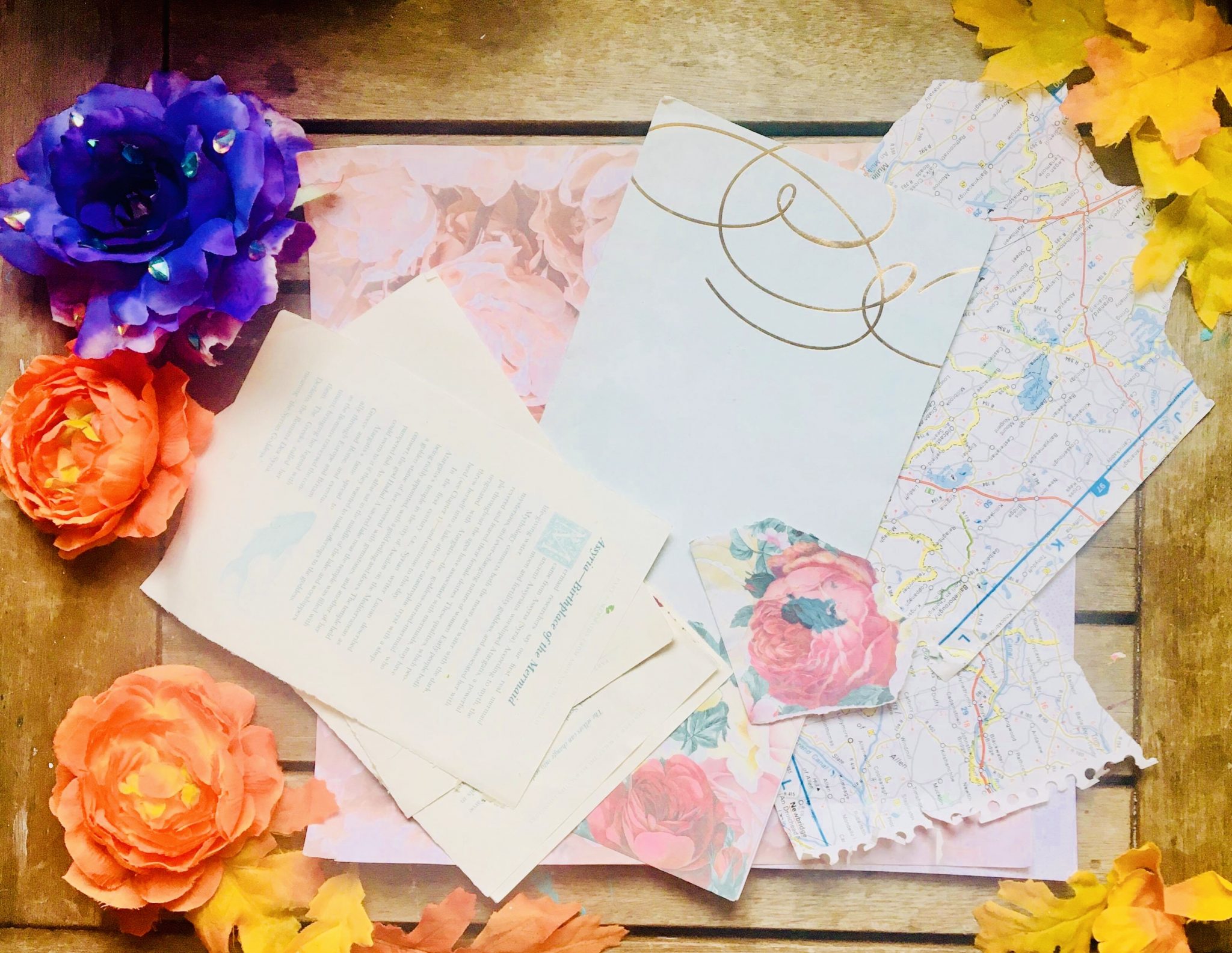 Intro to Mixed Media Collage - Pink Spark Studio