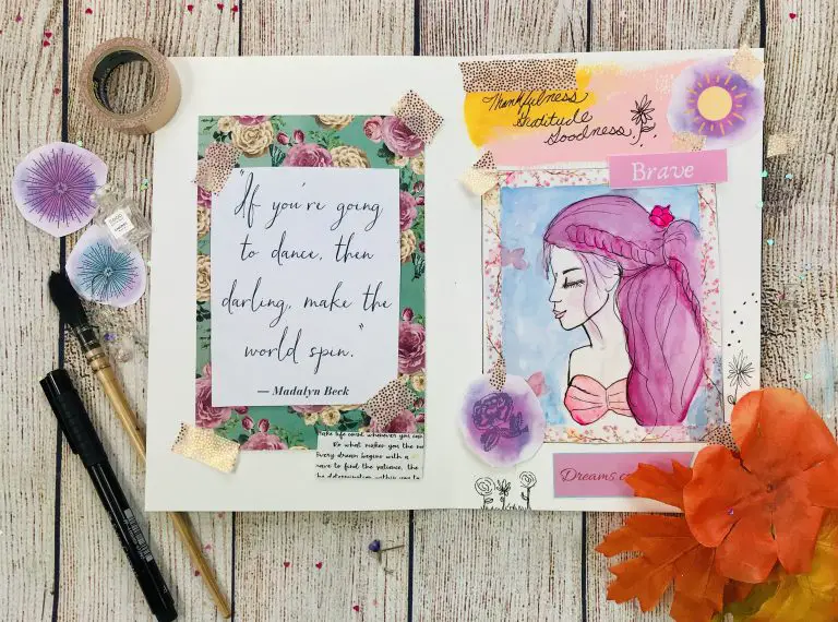 Create a Gratitude Art Journal and Morning Pages - Pink Spark Studio